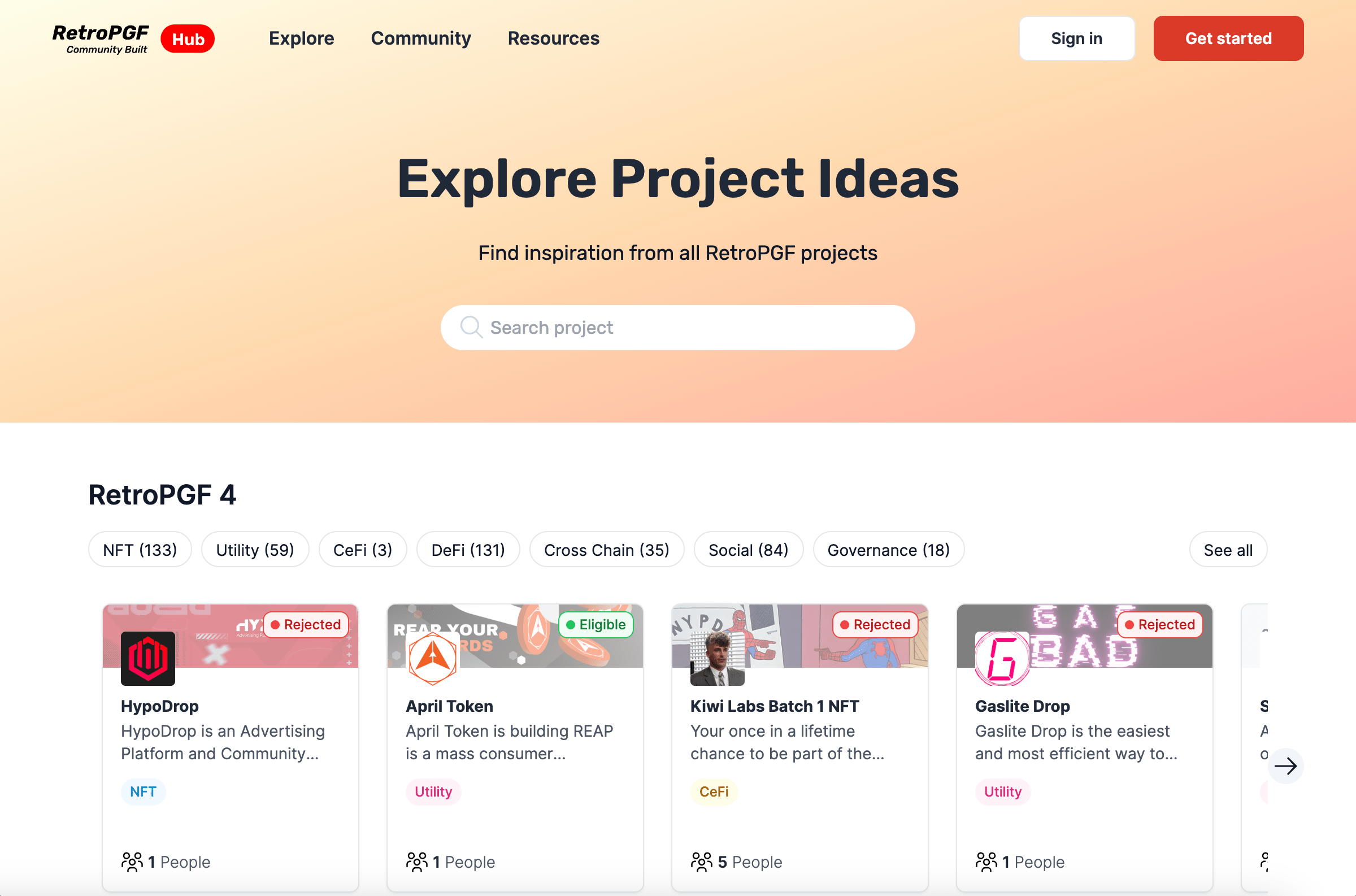 Explore | RetroPGF Hub